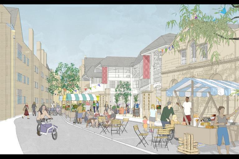 Gort Scott floats Oxford market masterplan | News | Building Design